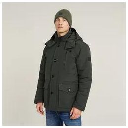 G-Star Raw Outdoorjacke G-STAR "Vodan Padded Hdd Jkt" Gr. M, grau (asfalt) Herren Jacken mit verstellbarer Taille