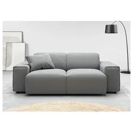 2-Sitzer Andas "Glimminge auch in Breitcord + Feincord Easy care-Bezug" Sofas Gr. B/H/T: 194cm x 71cm x 101cm, Easy care, grau besondere Kedernähte,, Zierkissen