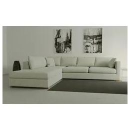 Guido Maria Kretschmer Home & Living Ecksofa GUIDO MARIA KRETSCHMER HOME & LIVING "Arles, L-Form" Sofas Gr. B/H/T: 318cm x 80cm x 272cm, Flachgewebe, Ottomane links, braun (latte) extra tiefe Sitzfläche, in diversen Stoffqualitäten