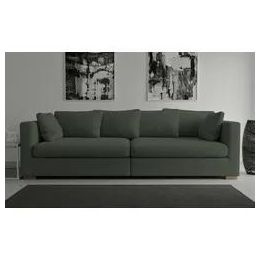 Guido Maria Kretschmer Home & Living Big-Sofa GUIDO MARIA KRETSCHMER HOME & LIVING "Arles" Sofas Gr. B/H/T: 266cm x 80cm x 113cm, Webstoff, grün (khaki) extra tiefe Sitzfläche, in diversen Stoffqualitäten