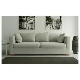 Guido Maria Kretschmer Home & Living 2,5-Sitzer GUIDO MARIA KRETSCHMER HOME & LIVING "Arles" Sofas Gr. B/H/T: 220cm x 80cm x 113cm, Webstoff, braun (latte) extra tiefe Sitzfläche, in diversen Stoffqualitäten