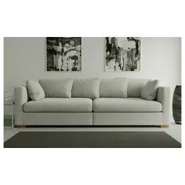 Guido Maria Kretschmer Home & Living Big-Sofa GUIDO MARIA KRETSCHMER HOME & LIVING "Arles" Sofas Gr. B/H/T: 266cm x 80cm x 113cm, Webstoff, braun (latte) extra tiefe Sitzfläche, in diversen Stoffqualitäten