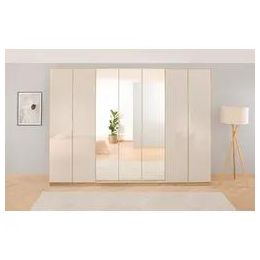 Drehtürenschrank Rauch "Kleiderschrank Schrank Garderobe KOLUNA mit Glastüren und Spiegel" Schränke Gr. B/H/T: 315cm x 229cm x 54cm, 7 St., beige (eiche artisan/glas champagner) inkl. 2 Innenschubladen sowie extra Einlegeböden MADE IN GERMANY