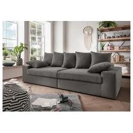 Big-Sofa Inosign "Sassari" Sofas Gr. B/H/T: 250cm x 76cm x 103cm, Cord, Big-Sofa 2-Sitzer-2-Sitzer, grau