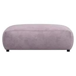 Pouf FLEXLUX "Lucera", lila (soft lavende), B:104cm H:41cm T:82cm, Kunststoff, Poufs, modern & anschmiegsam, Kaltschaum, Stahl-Wellenunterfederung