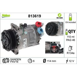 Valeo Kompressor, Klimaanlage AUSTAUSCHTEIL 12V für MAZDA FORD VOLVO 1722070 REAM5N-19D629-AB 36000962 813619