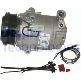 DELPHI Kompressor, Klimaanlage für GENERAL MOTORS VAUXHALL OPEL 13297443 6854061 93168622 TSP0155459