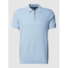 JOOP! Regular Fit Poloshirt mit Reißverschluss Modell 'Vancro'