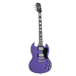 Epiphone SG Custom Purple Sparkle