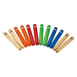 MEINL Claves Set NINO502-MC Coloured, 12 pcs