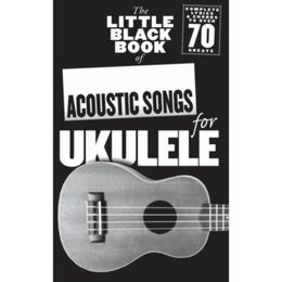 Wise Publications Little Black Book Acoustic Songs Ukulele