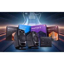 IK Multimedia Portable Guitar Studio Bundle iLoud micro,Axe I/Oone&Softw.