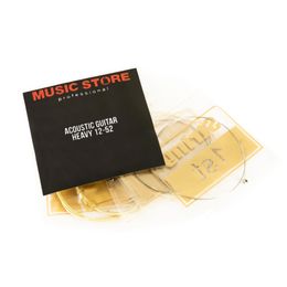 MUSIC STORE Acoustic Guitar Strings 12-52