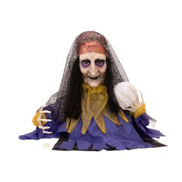 EUROPALMS Halloween Figur Wahrsagerin, animiert 50cm