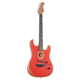 Fender AM Acoustasonic Stratocaster Dakota Red