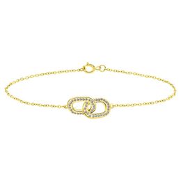 Lucardi Bracelet female Gold size 19