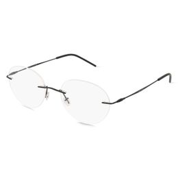Giorgio Armani 0AR5147 Brille Herren | Fassung: Randlos, Panto, Schwarz Matt