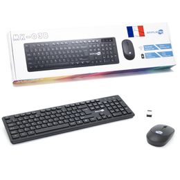 Simpletek Tastatur AZERTY Französisch Wireless MK03B