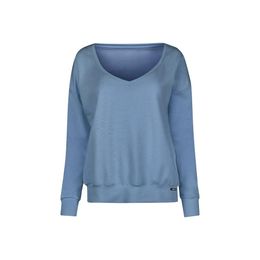Skiny Schlafshirt Damen Gr&ouml;&szlig;e S taubenblau Winterkleid