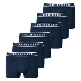 Schiesser Boxer shorts male Blue size XXL