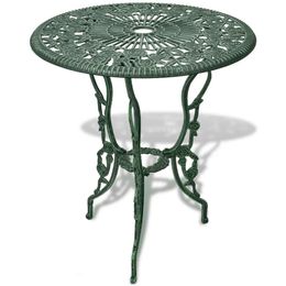 vidaXL 3-tlg. Bistro-Set Aluminiumguss Grün