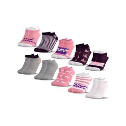 Occulto Socken 'Motivo' M&auml;dchen Gr&ouml;&szlig;e 35.5/38 grau / rosa / schwarz / wei&szlig;