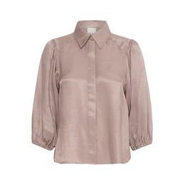 Ichi Bluse Damen Gr&ouml;&szlig;e 7XL grau