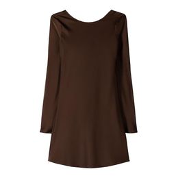 Bershka Kleid Damen Gr&ouml;&szlig;e 40 braun Winterkleid