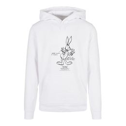 F4NT4STIC Sweatshirt 'Looney Tunes Bugs Bunny White Belly' male White size XXXL