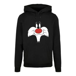 F4NT4STIC Sweatshirt 'Looney Tunes Sylvester Big Face' Herren Gr&ouml;&szlig;e 6XL rot / schwarz / wei&szlig;