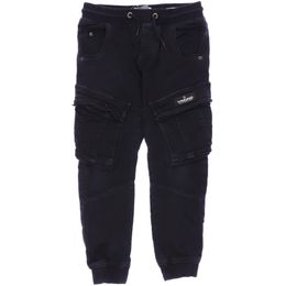 Vingino Herren Stoffhose, schwarz, Gr. 128