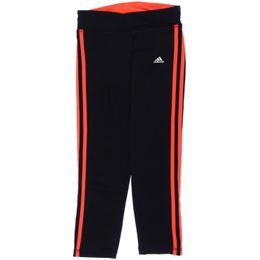 Adidas Damen Stoffhose, schwarz, Gr. 122