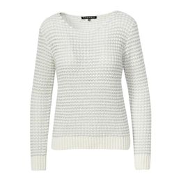KOROSHI Pullover Damen Gr&ouml;&szlig;e M silbergrau / offwhite