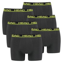 Head Boxershorts Herren Größe M gelb / anthrazit