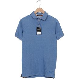 Superdry Herren Poloshirt, blau, Gr. 52