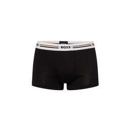 BOSS Boxershorts Herren Größe S hellbraun / schwarz / weiß