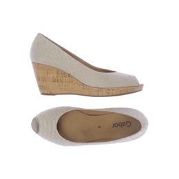 Gabor Damen Pumps, beige, Gr. 5