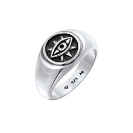 Kuzzoi Ring 'Evil Eye' Herren Gr&ouml;&szlig;e 64 silber