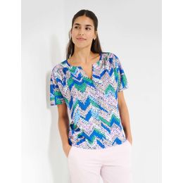 Brax Damen Shirt Style CAELEN, Blau, Gr. 46