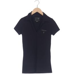 Calvin Klein Jeans Damen Poloshirt, schwarz, Gr. 36