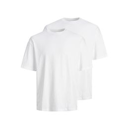 Jack & Jones JACK & JONES T-Shirt 'JJEBradley' Herren Gr&ouml;&szlig;e XXL wei&szlig;