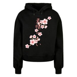 F4NT4STIC Sweatshirt 'Kirschbl&uuml;ten Asien' Damen Gr&ouml;&szlig;e S pink / schwarz