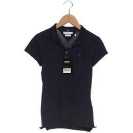 Tommy Hilfiger Damen Poloshirt, marineblau, Gr. 34