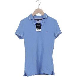 Tommy Hilfiger Damen Poloshirt, hellblau, Gr. 34