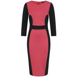 HotSquash Kleid Damen Gr&ouml;&szlig;e 46 pink / schwarz Winterkleid