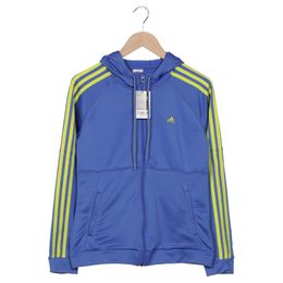 Adidas Damen Kapuzenpullover, blau, Gr. 38