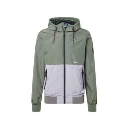 Iriedaily Between-Season Jacket 'Resulaner' male Grey, Green size M