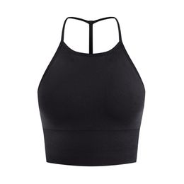 Smilodox Top Maria Solid Strap Light Support Damen Gr&ouml;&szlig;e L schwarz