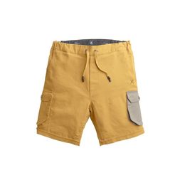 Kaft Shorts 'Kout' Herren Gr&ouml;&szlig;e 35/36 gelb / hellgrau