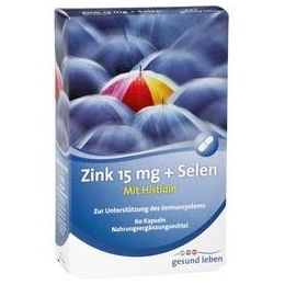 Gesund Leben Zink 15 mg+Selen Kapseln